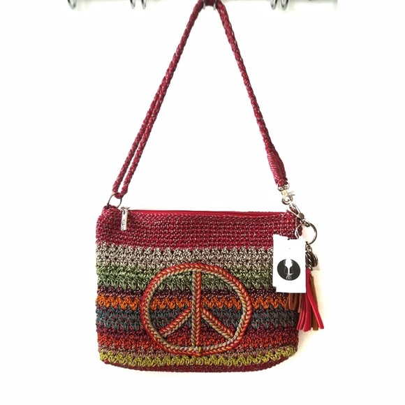 The Sak | Bags | The Sak Peace Sign Hippie Boho Gypsy 3 Way Purse ...